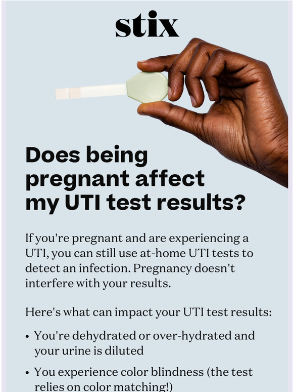 Stix: What can impact your UTI test results | Milled
