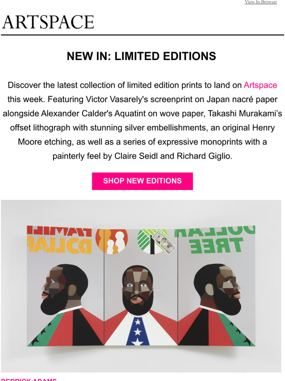 Artspace: New In: Limited Edition Prints | Milled