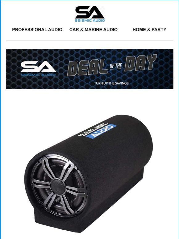 Seismic Audio: Powered Tube Subwoofer Enclosures at our Lowest Prices ...