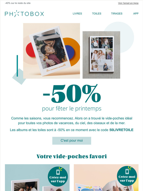 PhotoBox: -50% sur les livres et les toiles | Milled