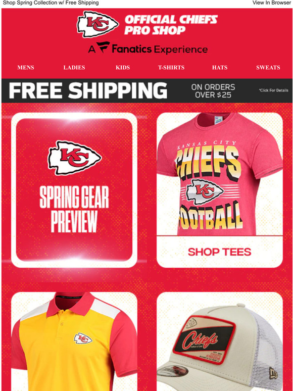 Kansas City Chiefs: Refresh Your Chiefs Gear For Spring | Milled
