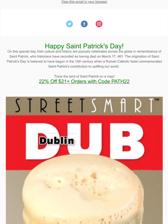 Maps: Honoring Saint Patrick with Maps of Ireland | Milled