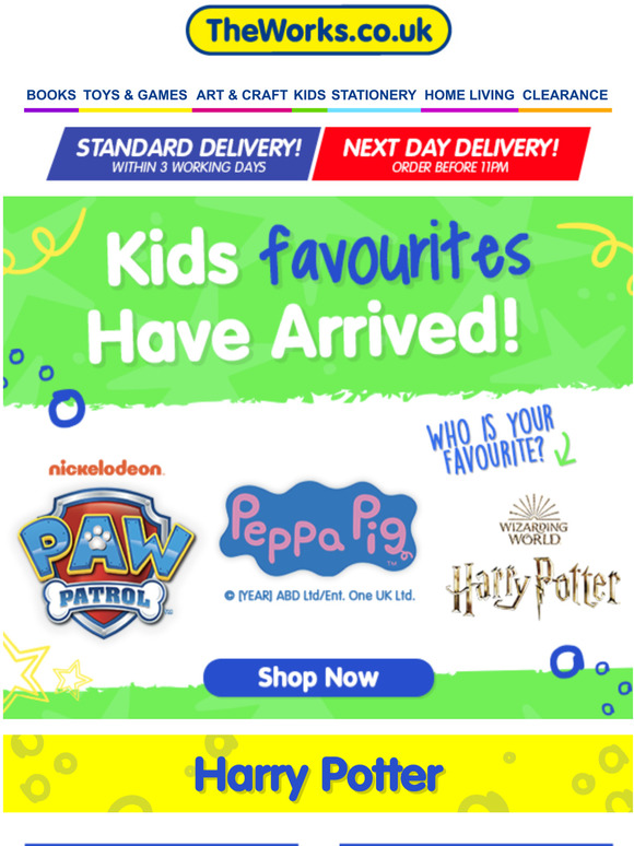 The Works: Kids favourites have arrived | Milled