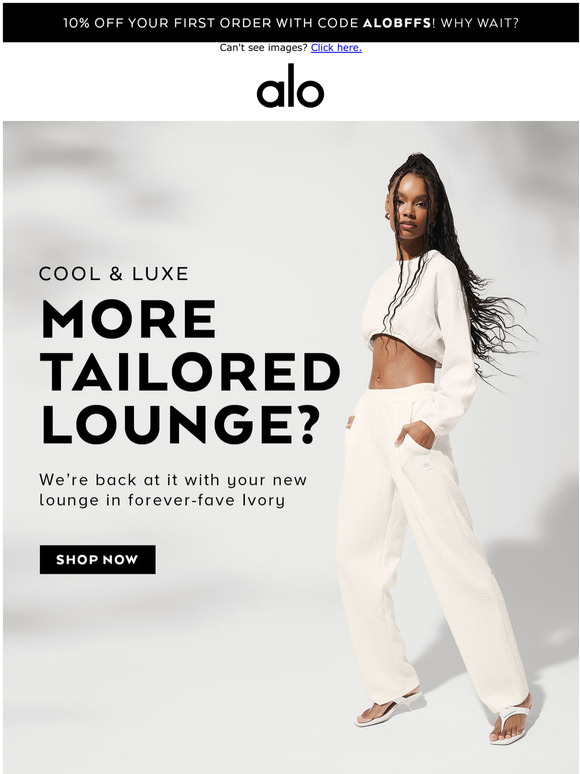 Alo Yoga: NEW! LUXE LOUNGE SET | Milled