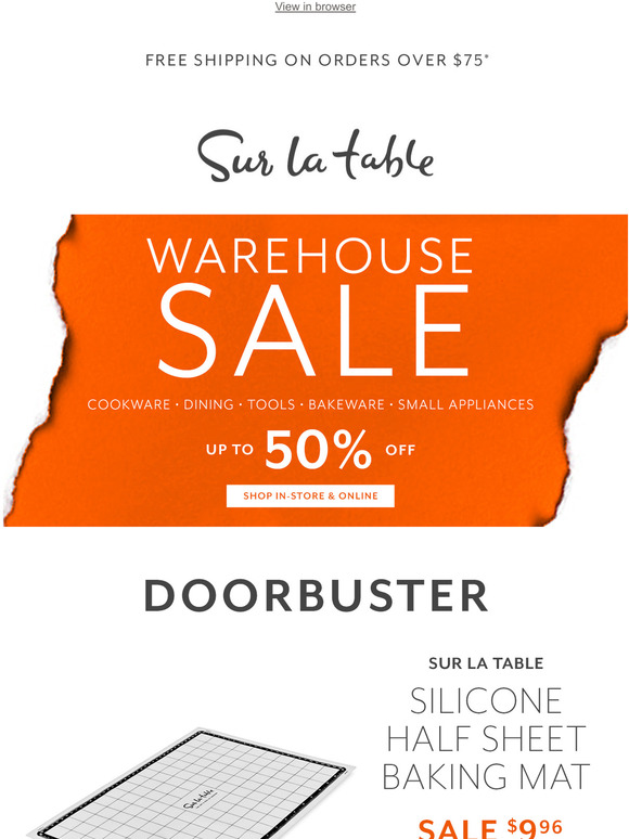Sur La Table: Warehouse Sale: Scanpan, Staub, Zwilling & more. | Milled
