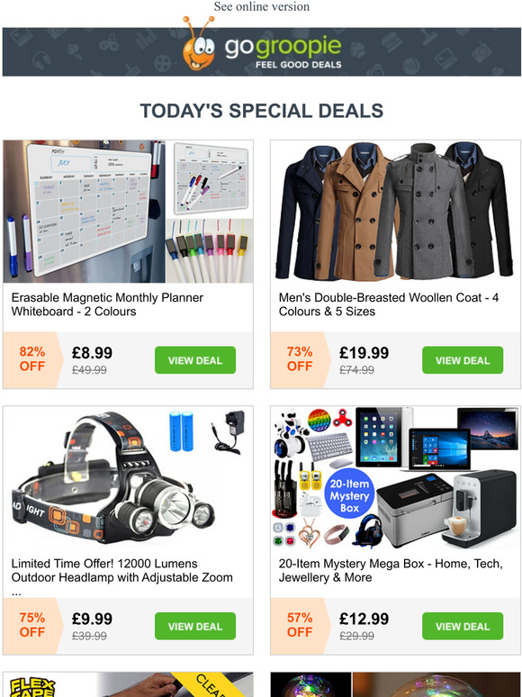 Go Groopie: Congratulations! You've unlocked our top sellers! | Milled