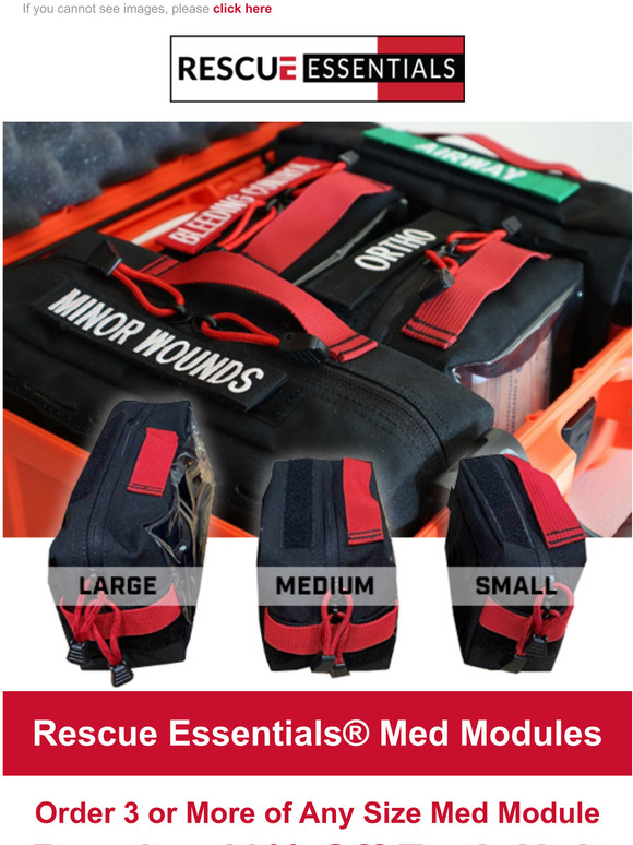 Rescue Essentials: Order 3 or More Med Modules, Receive 10% Off Each ...