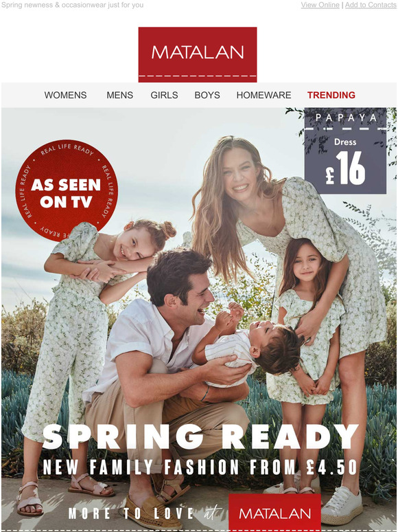 Matalan: Your EXCLUSIVE first look at our new Spring TV ad | Milled