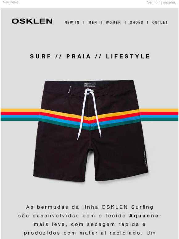 Osklen: Linha Praia | Natureza | Milled