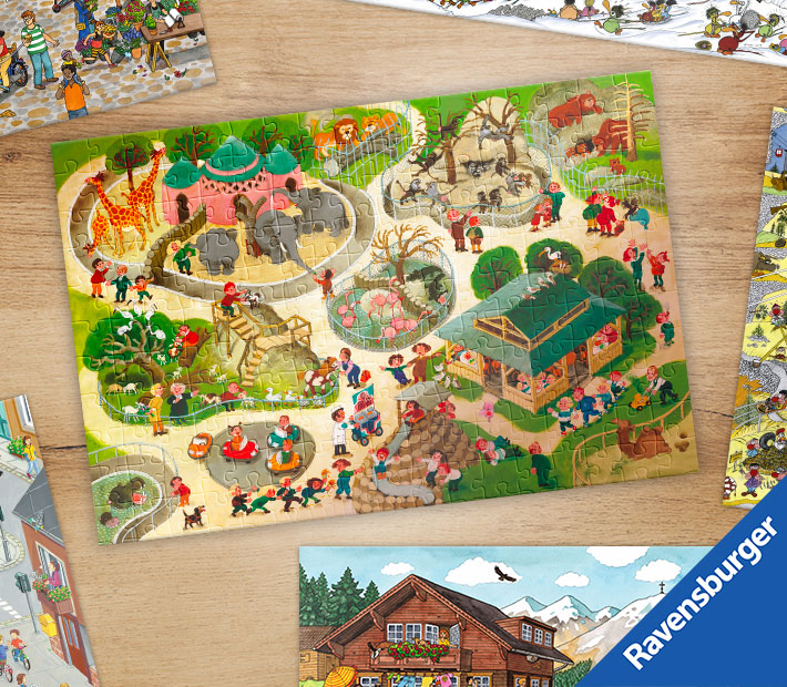 Ravensburger: Augen auf! Wimmelbilder als Puzzle | Milled