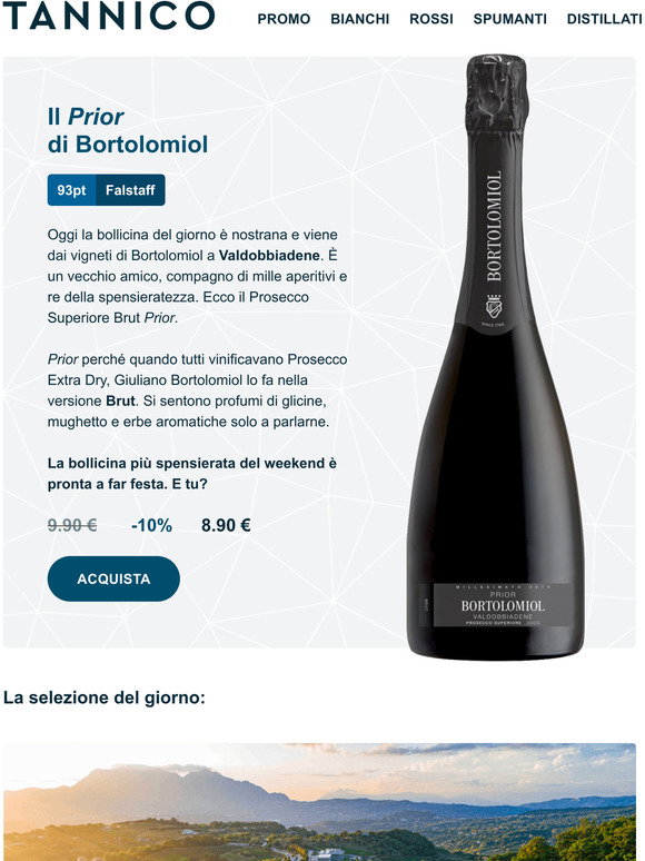 Tannico: Un Prosecco Superiore a 8.90 euro vuol dire festa | Milled