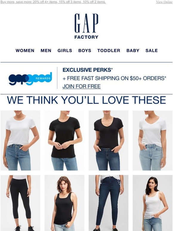 Gap Factory: Logo sweats in new colors | Milled