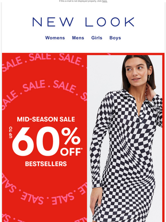 New Look Email Newsletters: Shop Sales, Discounts, and Coupon Codes