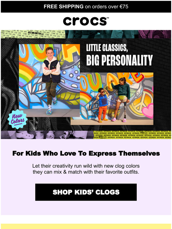 Crocs: NEW Classic colors for your little ones! | Milled