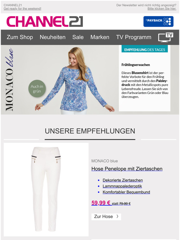 CHANNEL21: Die Highlights von Monaco blue & Monaco blue WEEKEND | Milled