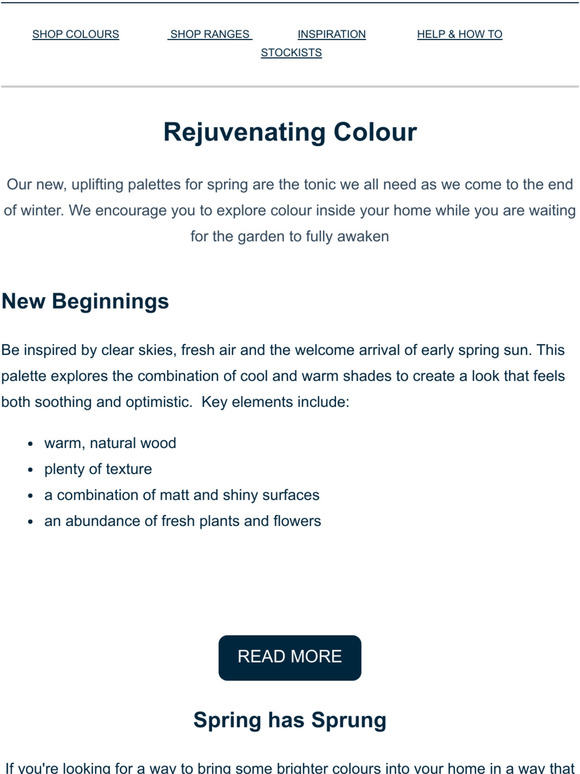 Craig and Rose: Customer, take a peek at our NEW colour palettes to ...