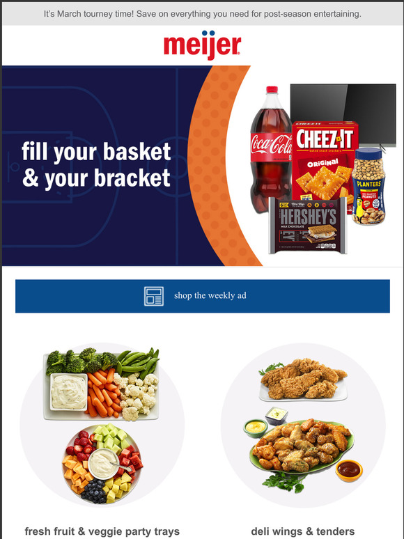 Meijer: Fill Your Basket & Your Bracket | Milled