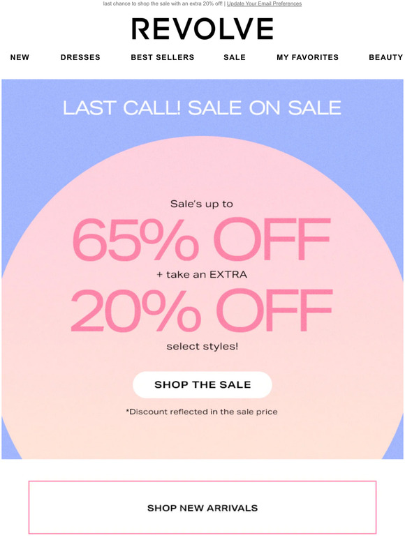 REVOLVE Email Newsletters: Shop Sales, Discounts, and Coupon Codes