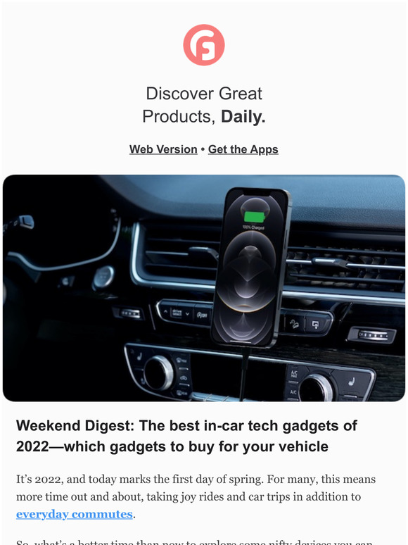Gadget Flow: The best in-car tech gadgets to buy for 2022 | Milled