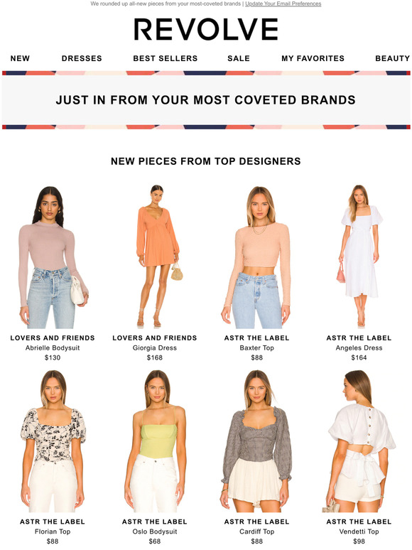 REVOLVE Email Newsletters: Shop Sales, Discounts, and Coupon Codes