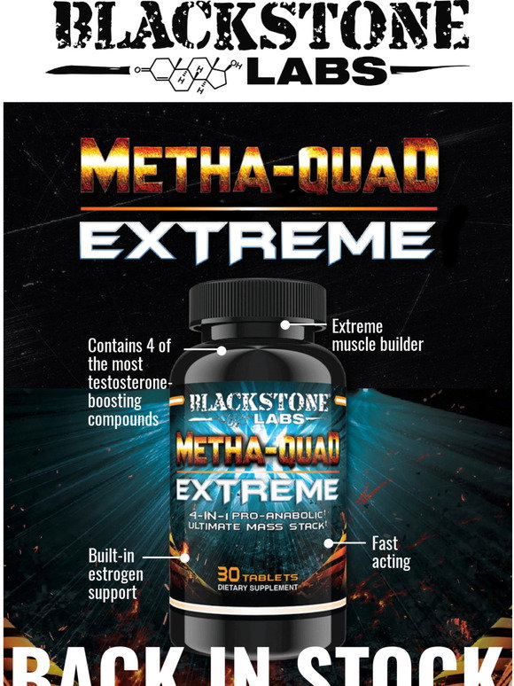 Blackstone Labs: Our best-selling muscle builder is BACK IN STOCK! | Milled