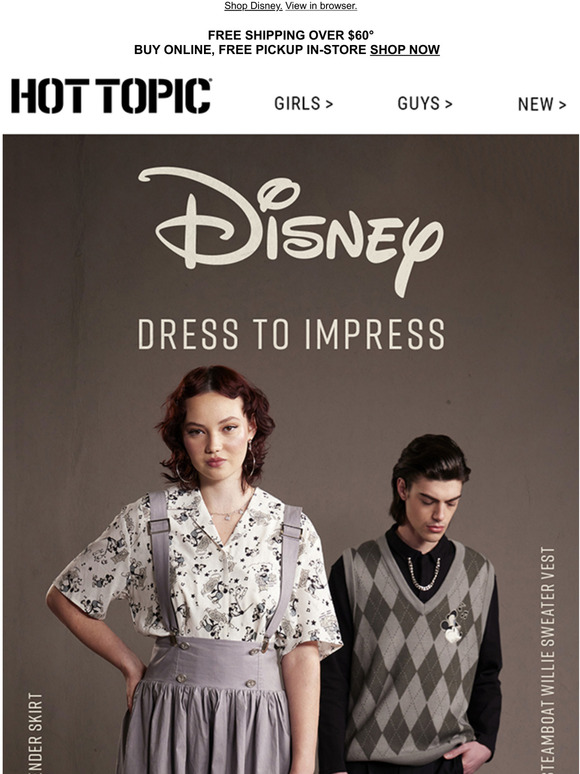 Hot Topic: Stroll in style with new Disney pieces. | Milled
