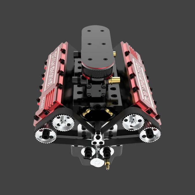 Enginediy: TOYAN V8 Engine | Milled