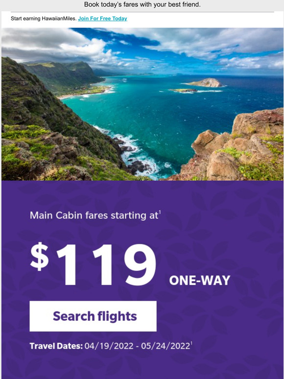Hawaiian Airlines: Next stop: vacation | Milled