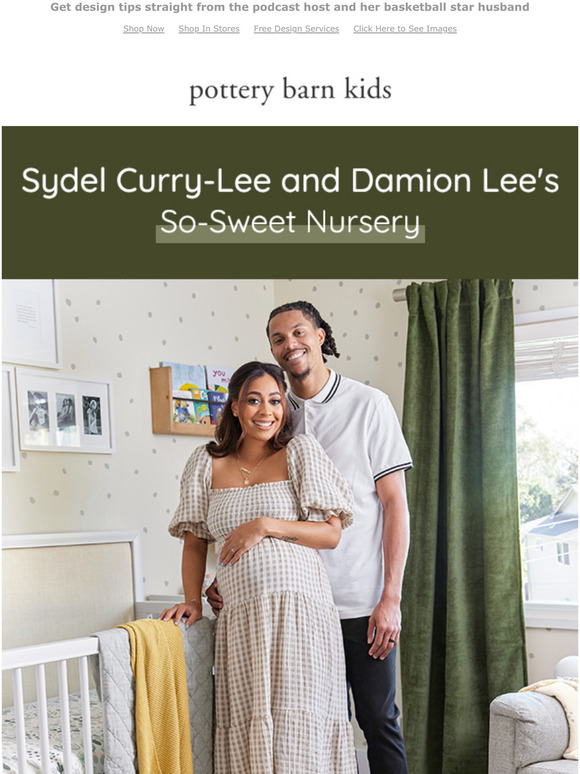 Pottery Barn Kids: Sydel Curry-Lee & Damion Lees sweet nursery reveal ...