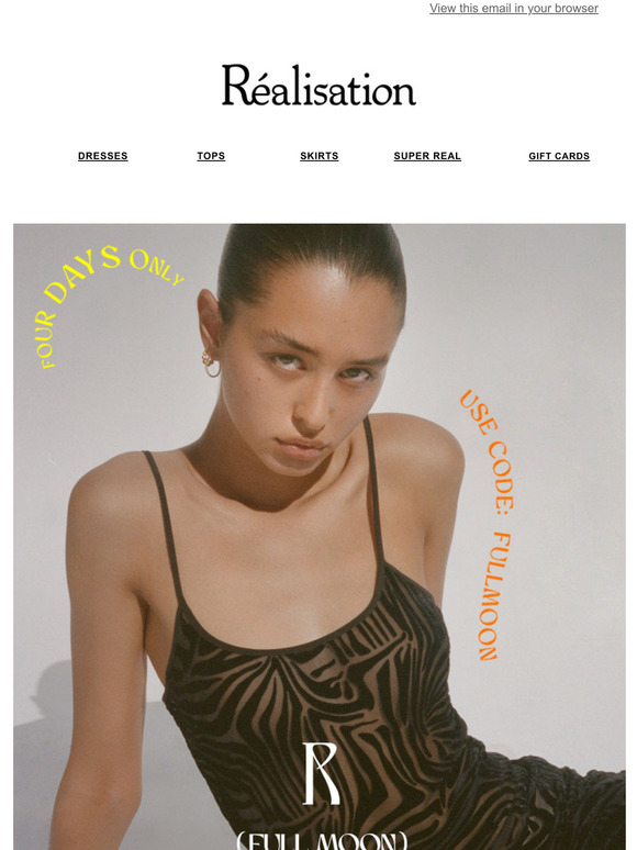 Réalisation: FULL MOON FLASH SALE | 25% OFF EVERYTHING | Milled