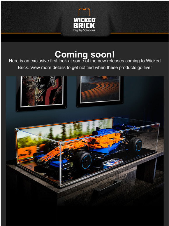 Wicked Brick: New display cases coming soon! | Milled