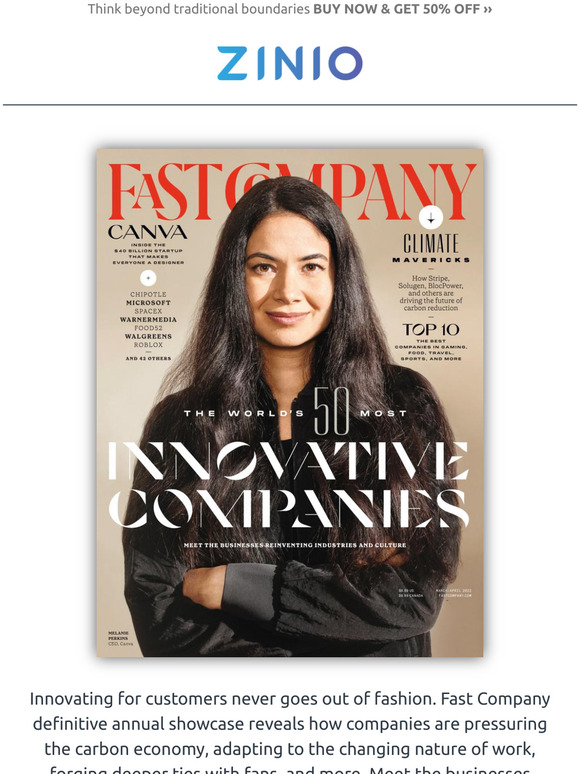 ZINIO Digital Magazines: What are the worlds most innovative companies ...