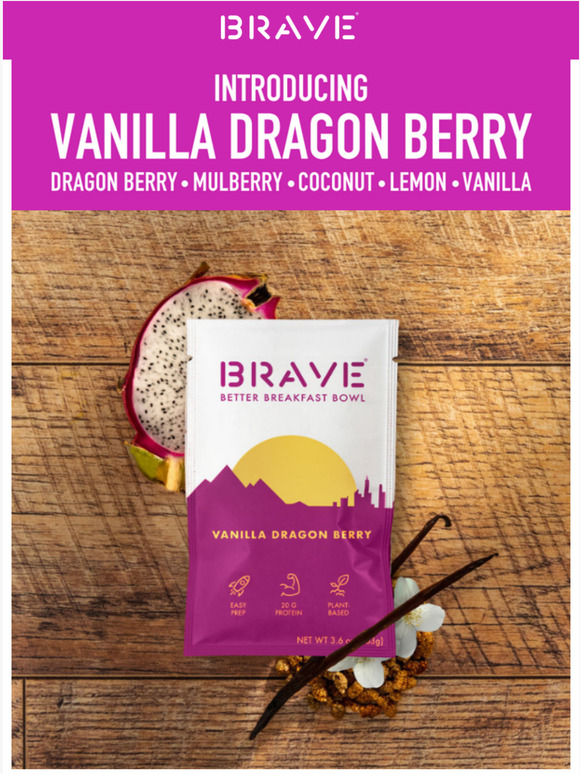 BRAVE: Vanilla Dragon Berry is here | Milled