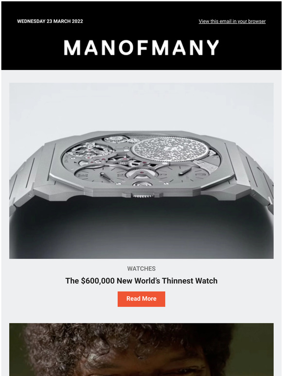 Man of Many: The $600,000 New Worlds Thinnest Watch & more | Milled