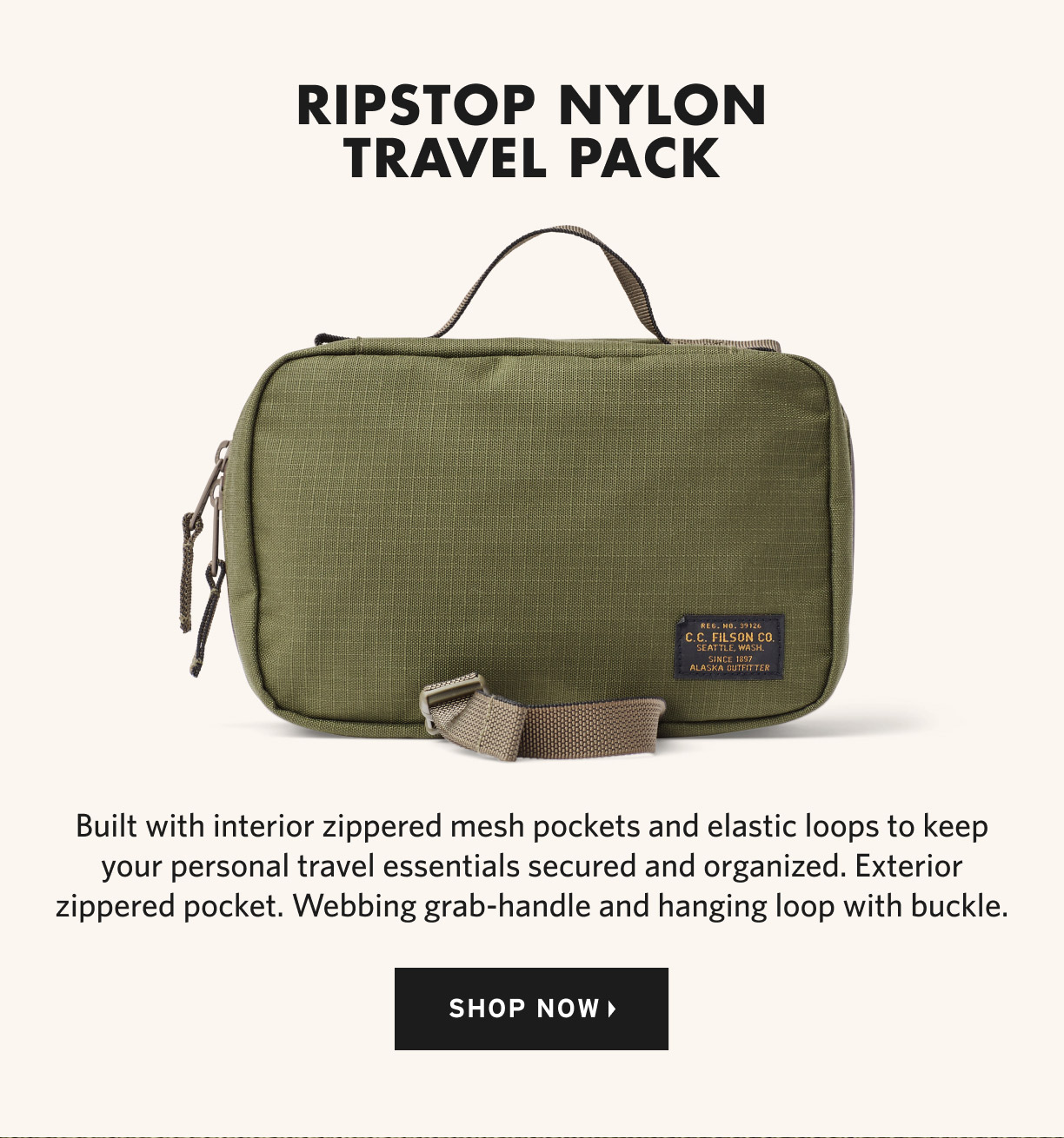 Filson: Ripstop Nylon Bags | Milled