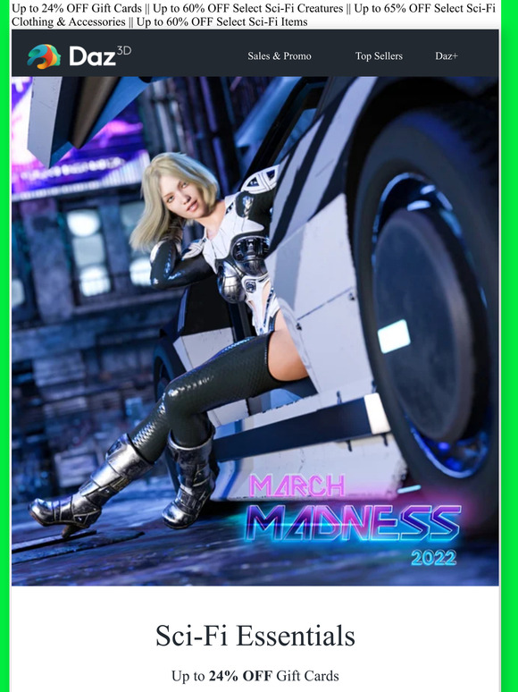 DAZ 3D: Sci-Fi Essentials | Milled