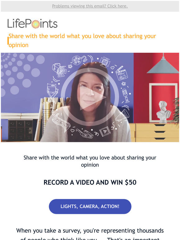 LifePoints: Tell us why you like LifePoints and get $50, - | Milled