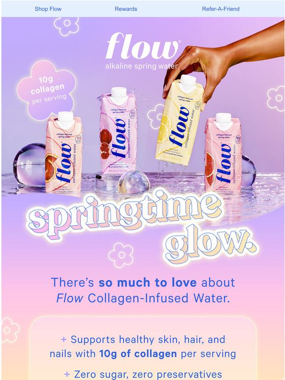 Flow Hydration: How to achieve your spring glow up? | Milled