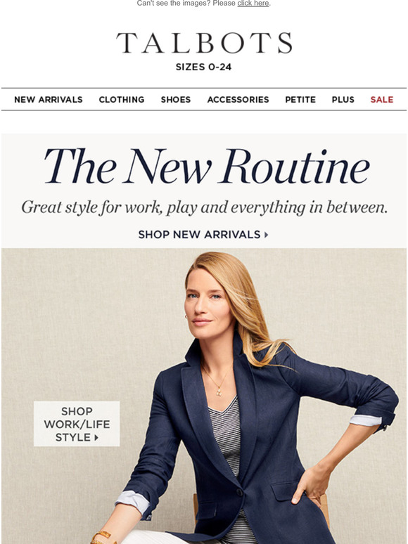 Talbots: The NEW Work/Life Routine | Milled