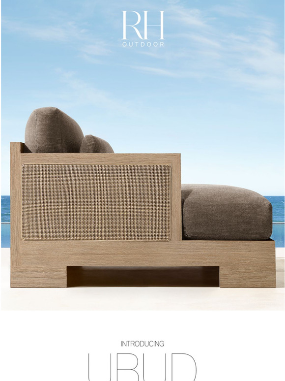 Restoration Hardware: Introducing Ubud & Belize. Refined Mixed-Material ...
