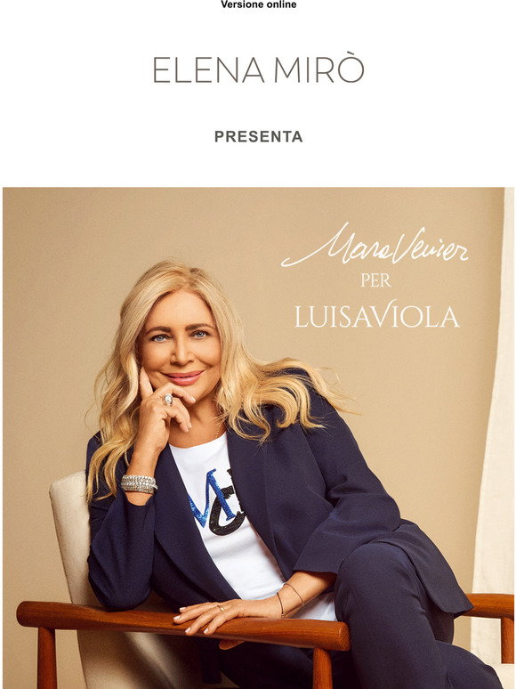 Elena Mirò: Elena Mir presenta la nuova collezione Mara Venier per ...