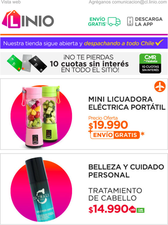 Linio: No te puedes perder estos precios! | Milled