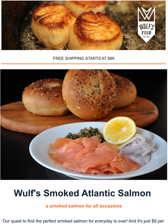 Wulf's Fish: NEW! Wulf's Smoked Atlantic Salmon | Milled