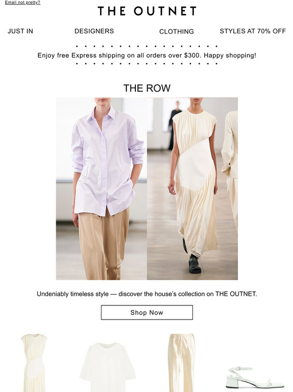 The Outnet: A timeless collection from The Row | Milled