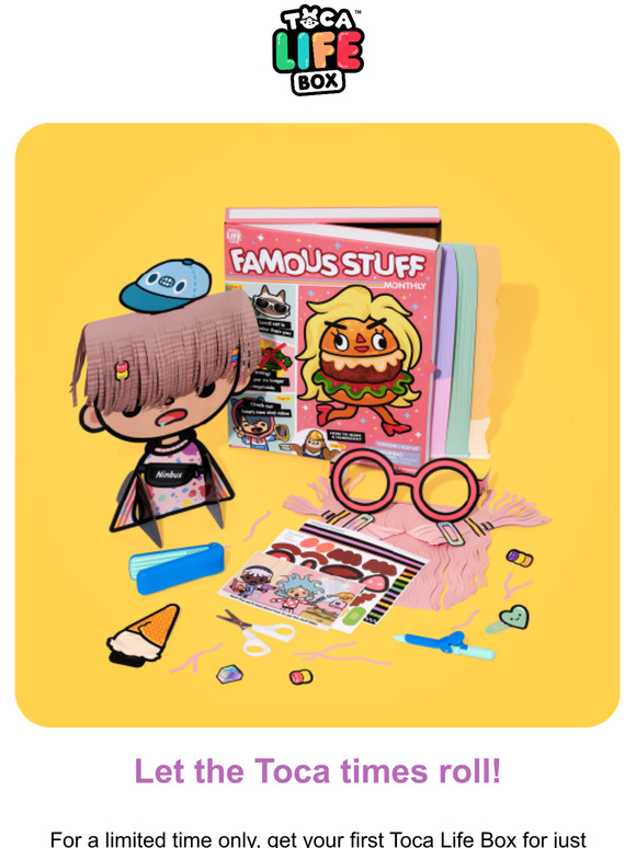 TocaLifeBox.com: Printable rainy day activity for Toca Lovers! | Milled