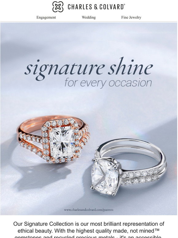 Charles and Colvard: Our Signature Collection's always in season | Milled