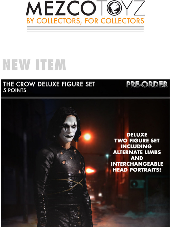Mezco Toyz: The Crow Deluxe Figure Set - Available for Preorder | Milled