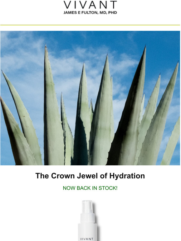 Vivant Skin Care: The Crown Jewel of Hydration | Milled