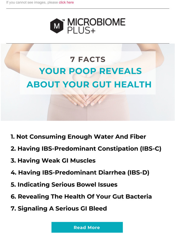Microbiome Plus: 7 Facts Your Poop Reveals About Your Gut Health... Yes ...