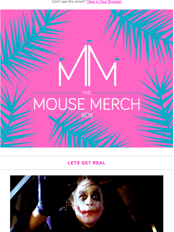 The Mouse Merch Box: The reviews are not good | Milled